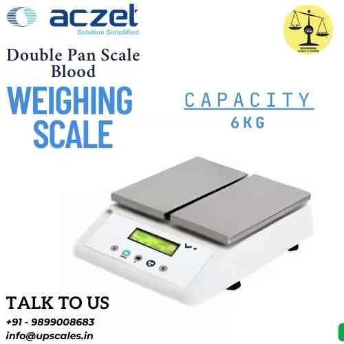 6kg/1gm Aczet Double Pan Scale | Blood Bank Scale Capacity 6kg and ...