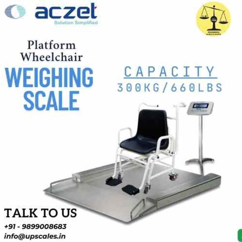 300kg/660lbs Aczet Platform Wheelchair Weighing Scale | Wheelchair ...